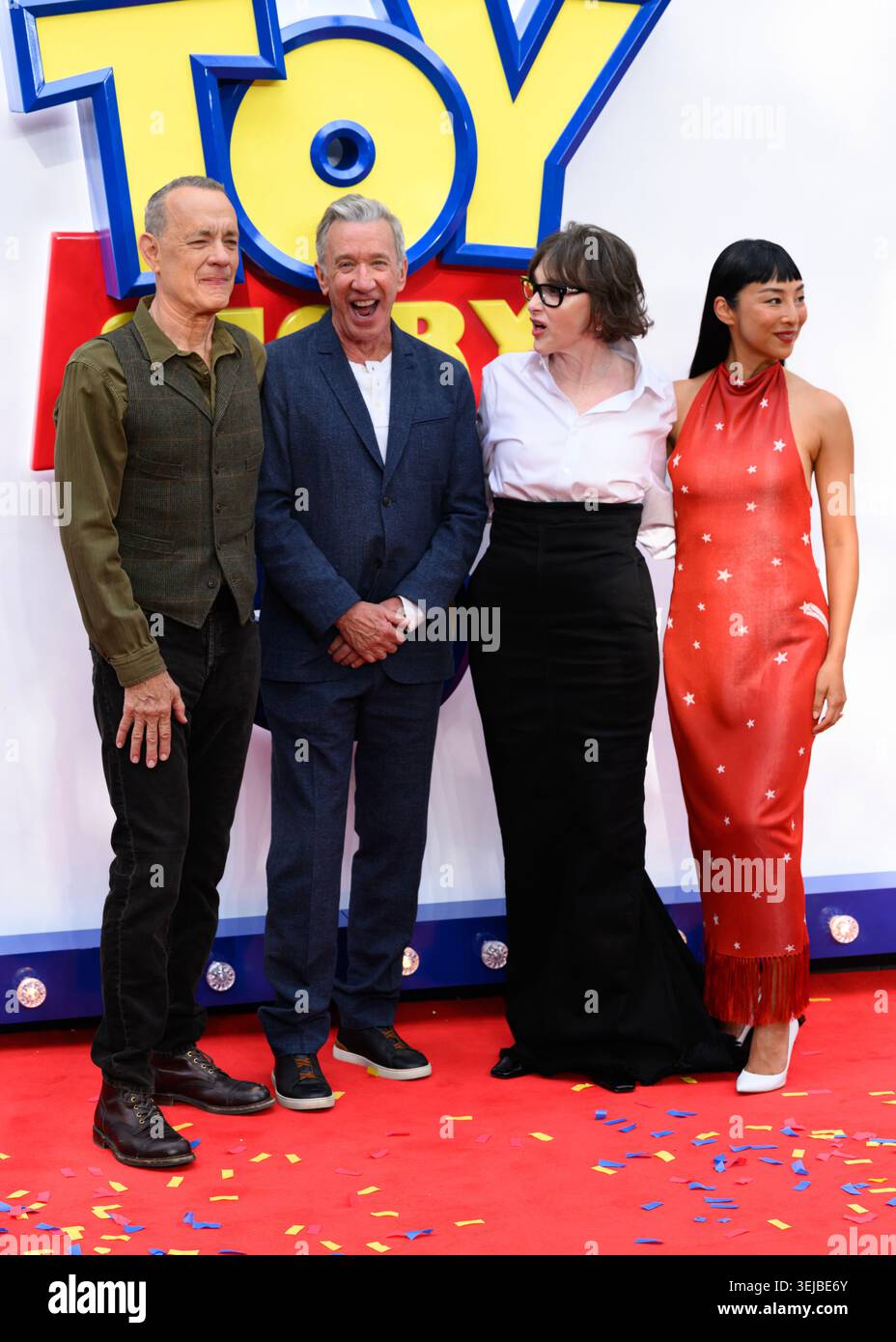 London, UK. May 28th, 2026. Tom Hanks, Tim Allen, Joan Cusak and Greta ...