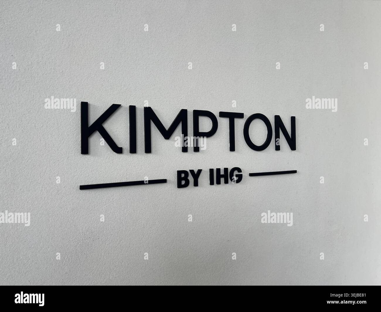 Signage for Kimpton by IHG hotel, Pacific Grove, California, April 10 ...