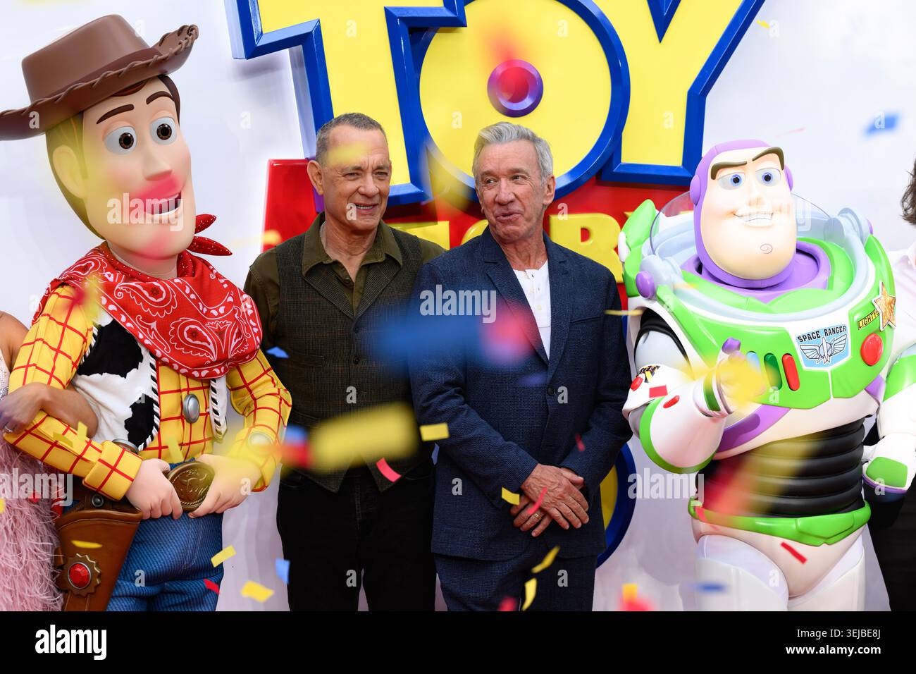 London, UK. May 28th, 2026. Tom Hanks and Tim Allen attending the Toy ...