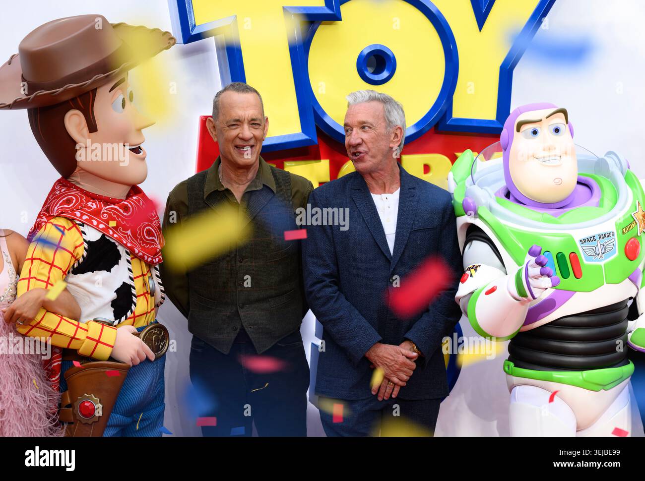 London, UK. May 28th, 2026. Tom Hanks and Tim Allen attending the Toy ...