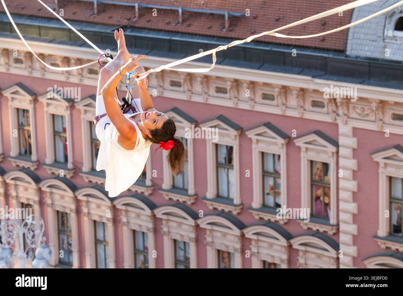 As part of the Cest is the best street festival, girl Antonia Gasparov ...