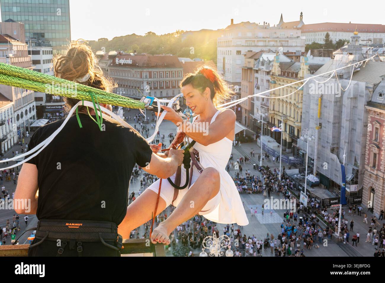 As part of the Cest is the best street festival, girl Antonia Gasparov ...