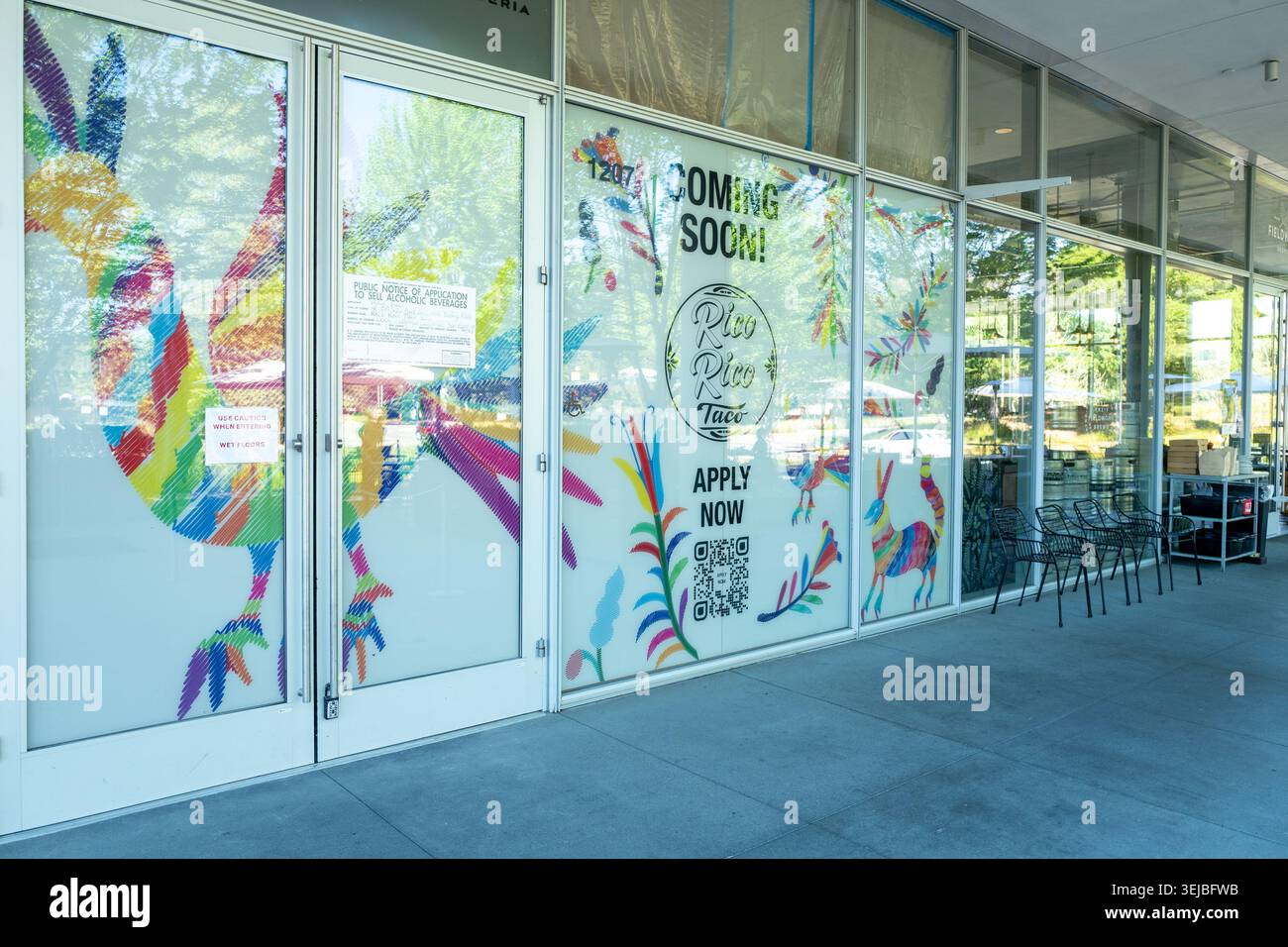 Facade of Rico Rico taco restaurant in San Ramon, California with ...