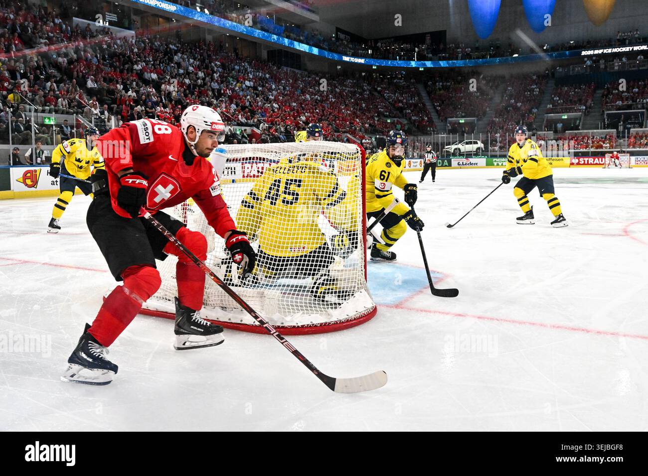 ZURICH, SWITZERLAND - MAY 28: Timo Meier of Switzerland in action ...