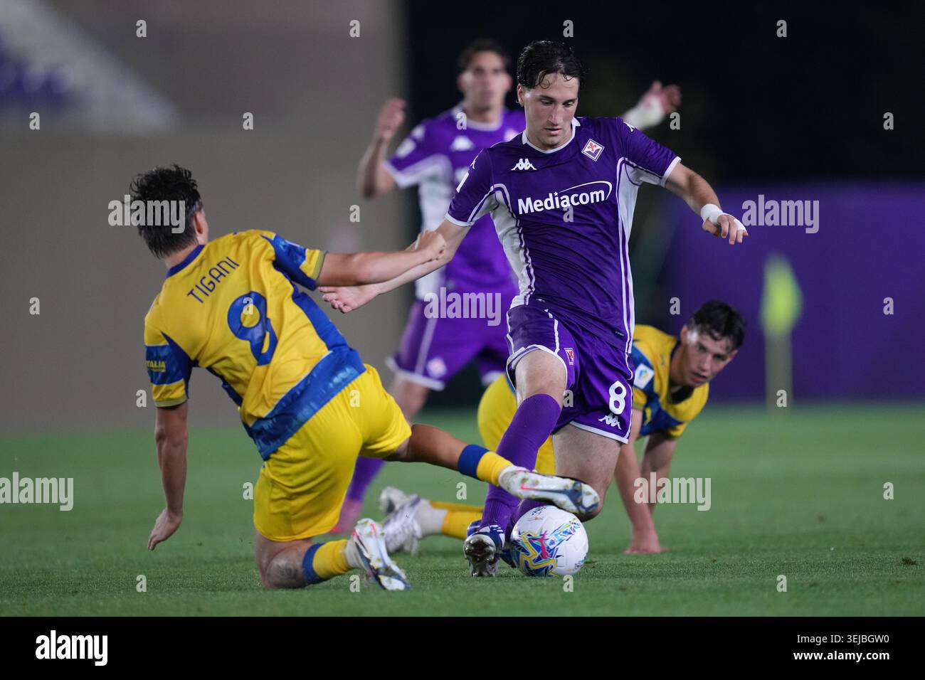 Parma's U20 Edoardo Tigani Fiorentina's U20 Lapo Deli during the finals ...