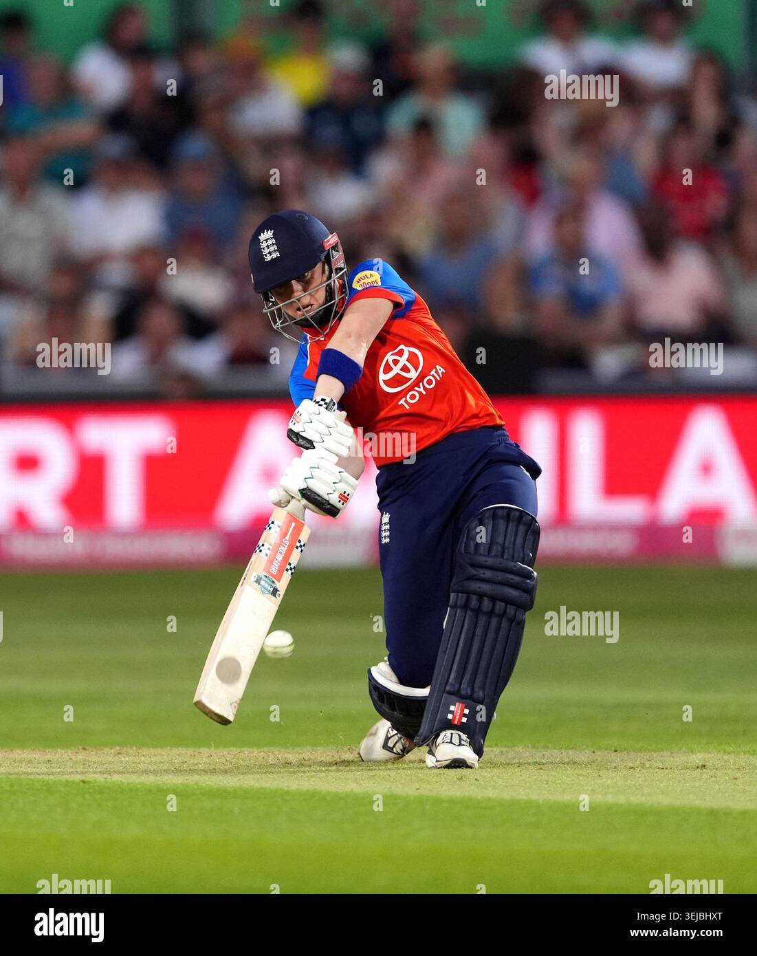 England's Heather Knight batting during the first Vitality IT20 match ...