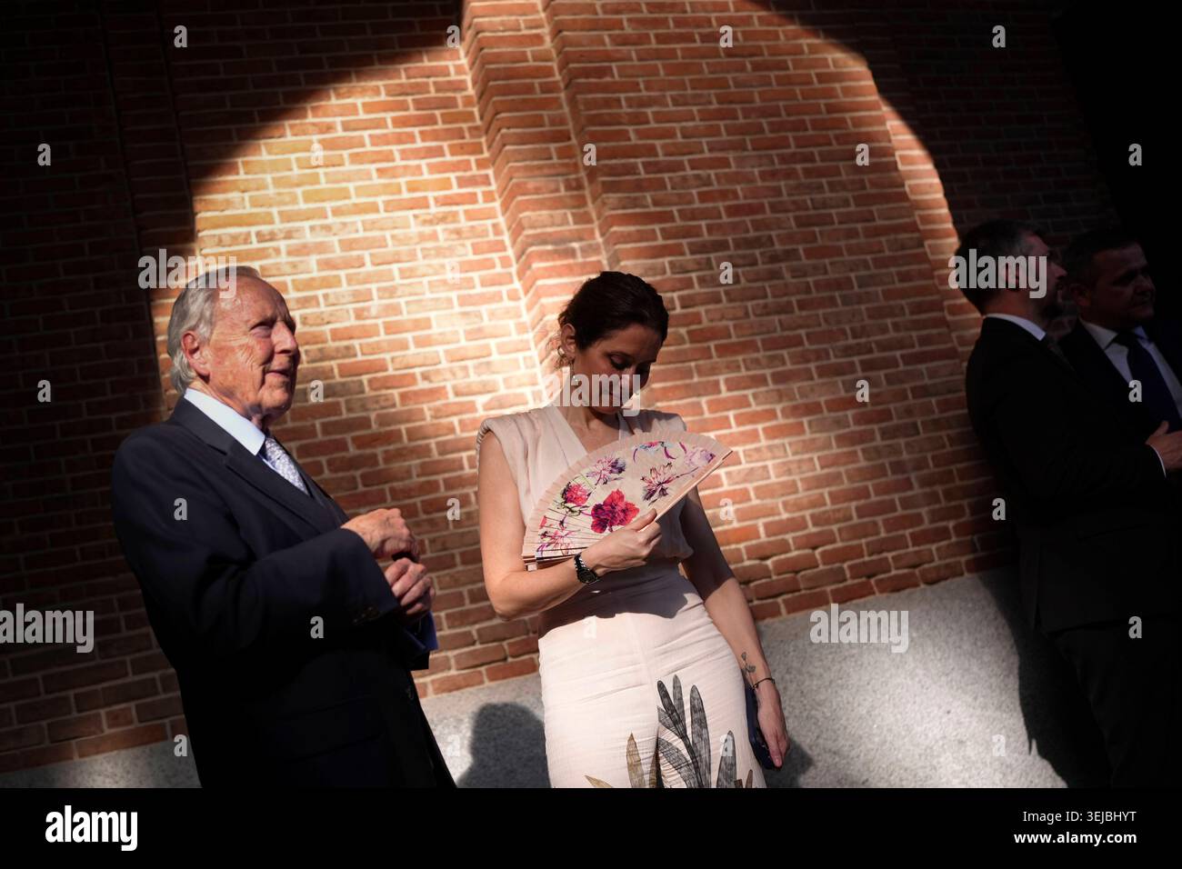 Isabel Diaz Ayuso attending Corrida de la Prensa during San Isidro Fair ...