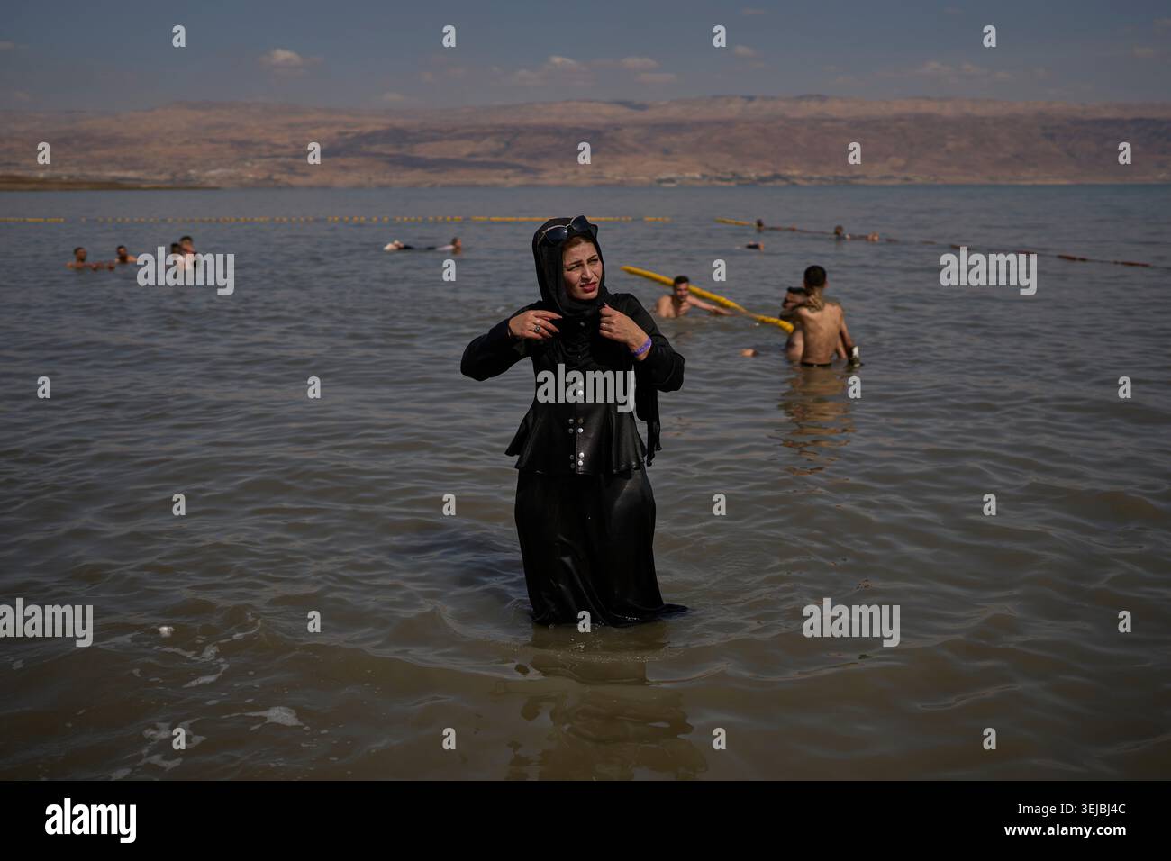 Palestinians enjoy a day at the Dead Sea during Eid al-Adha ...