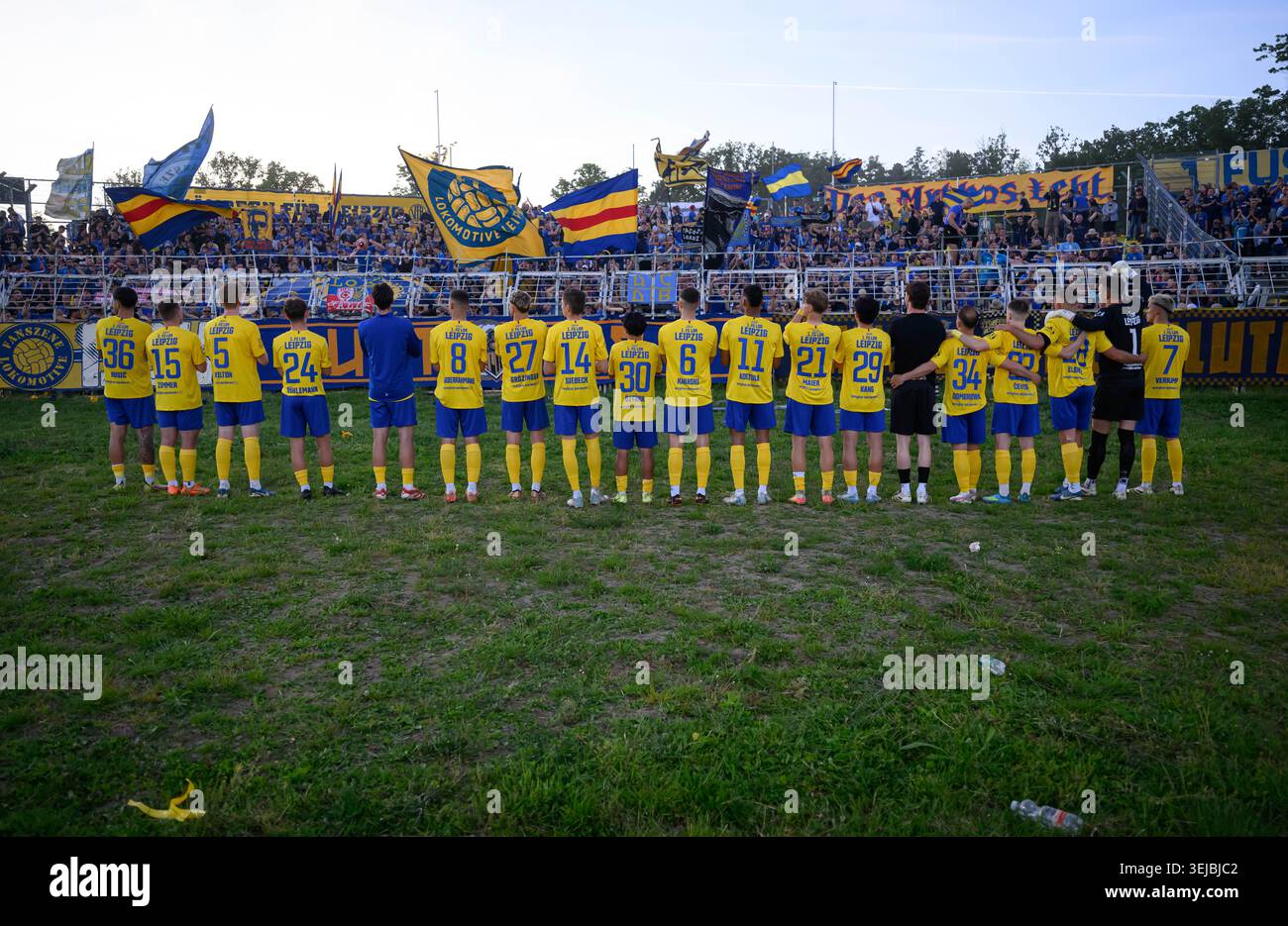 28 May 2026, Saxony, Leipzig: Soccer, men: Regionalliga - promotion ...