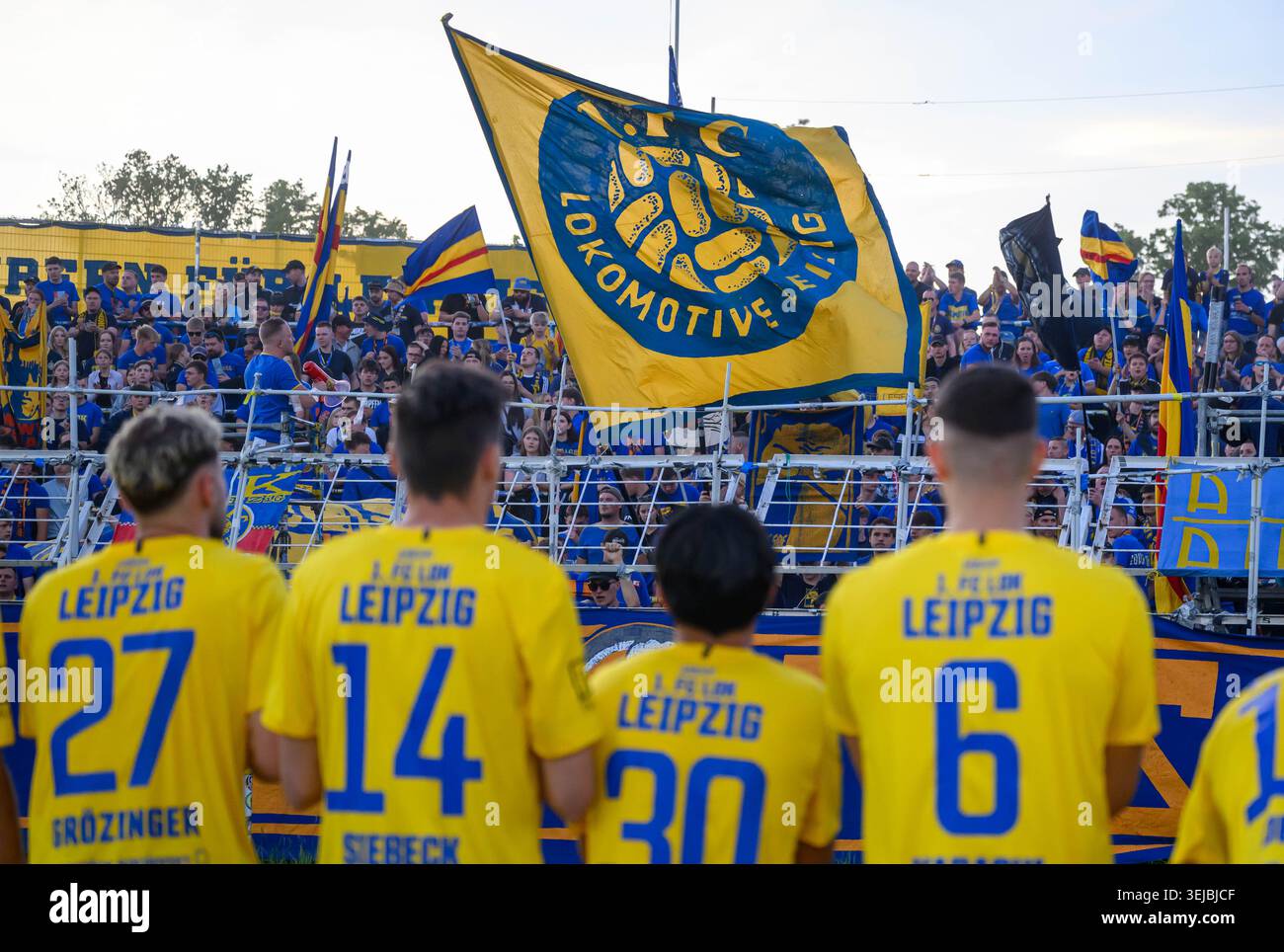 28 May 2026, Saxony, Leipzig: Soccer, Men: Regionalliga - Promotion ...