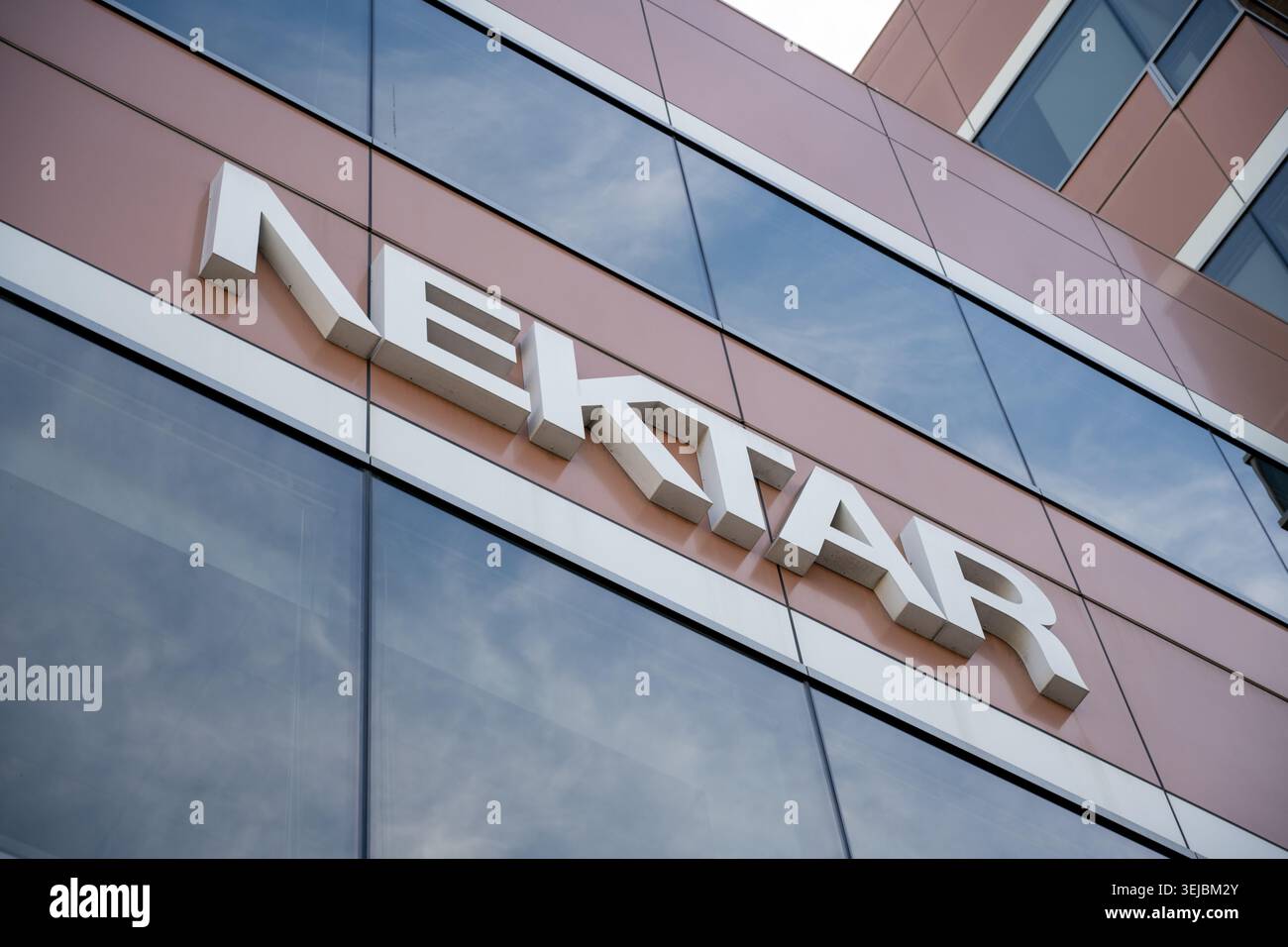 Nektar building exterior with large logo and reflective glass windows ...