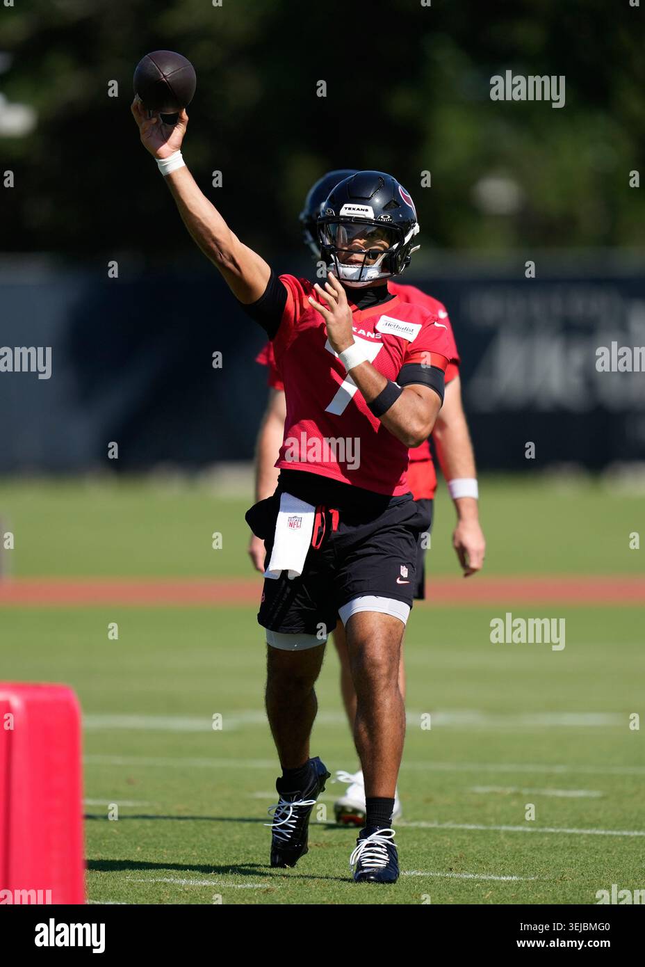 Houston Texans quarterback C.J. Stroud participates in the NFL football ...