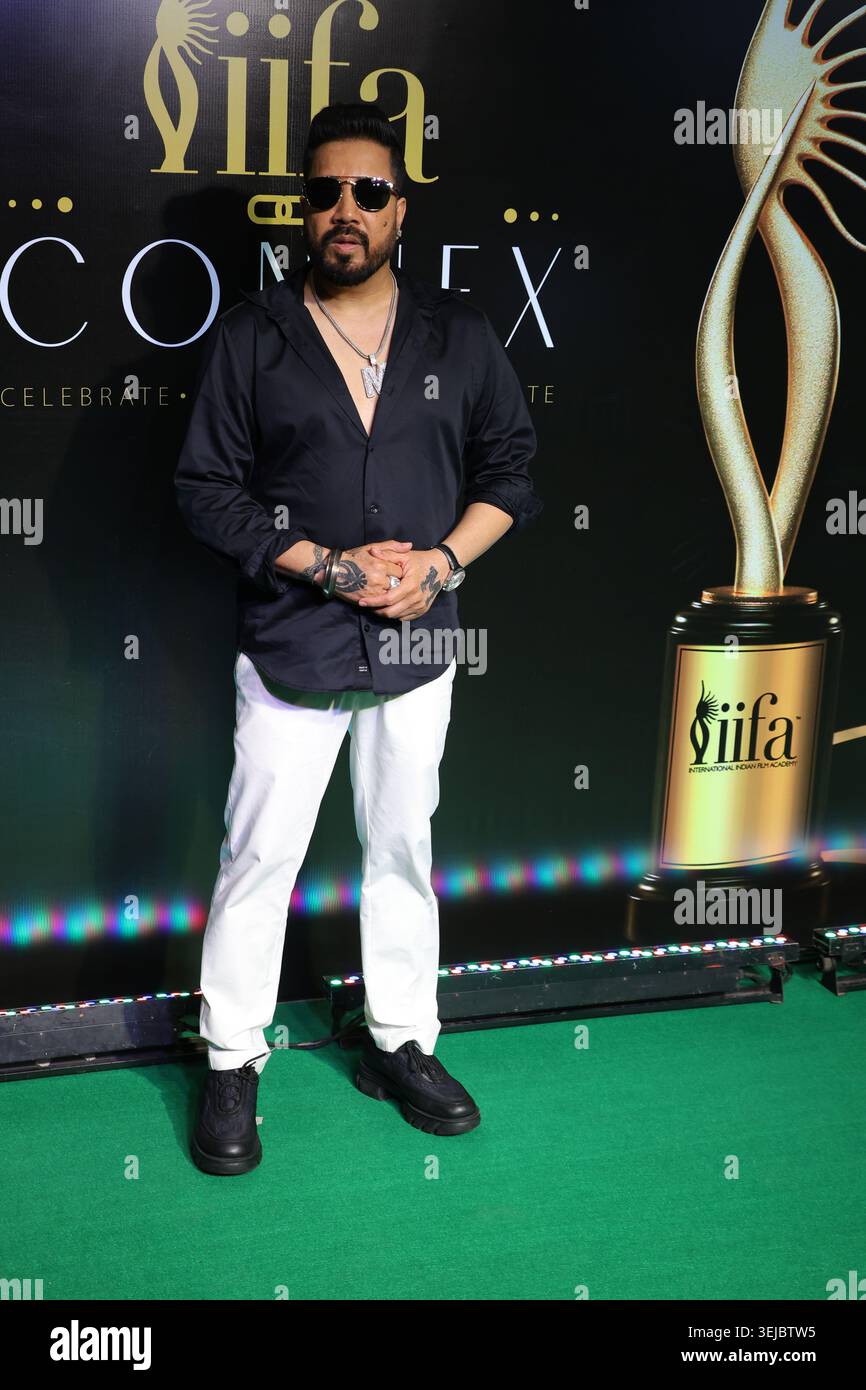 MUMBAI, INDIA - MAY 28: Mika Singh attends the IIFA Connex Green carpet ...