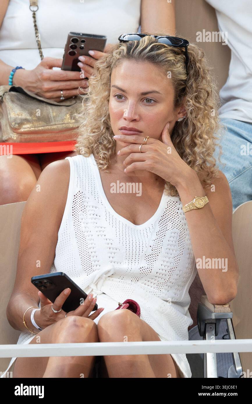 Rose Bertram attends the 5rd day of the Roland-Garros 2026 at Roland ...