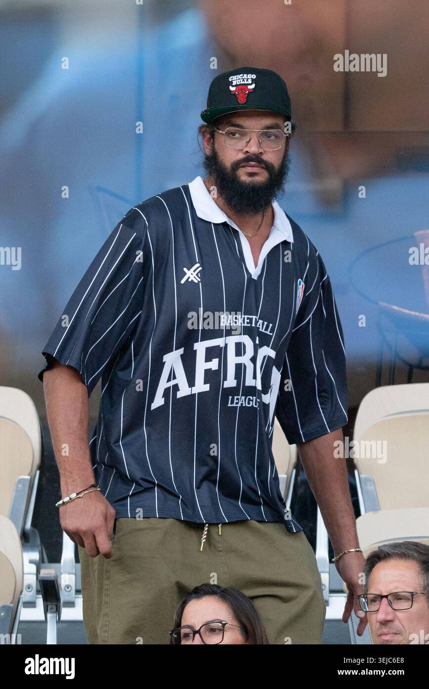 Joakim Noah attends the 5rd day of the Roland-Garros 2026 at Roland ...