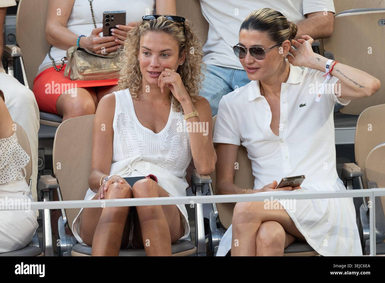 Rose Bertram attends the 5rd day of the Roland-Garros 2026 at Roland ...