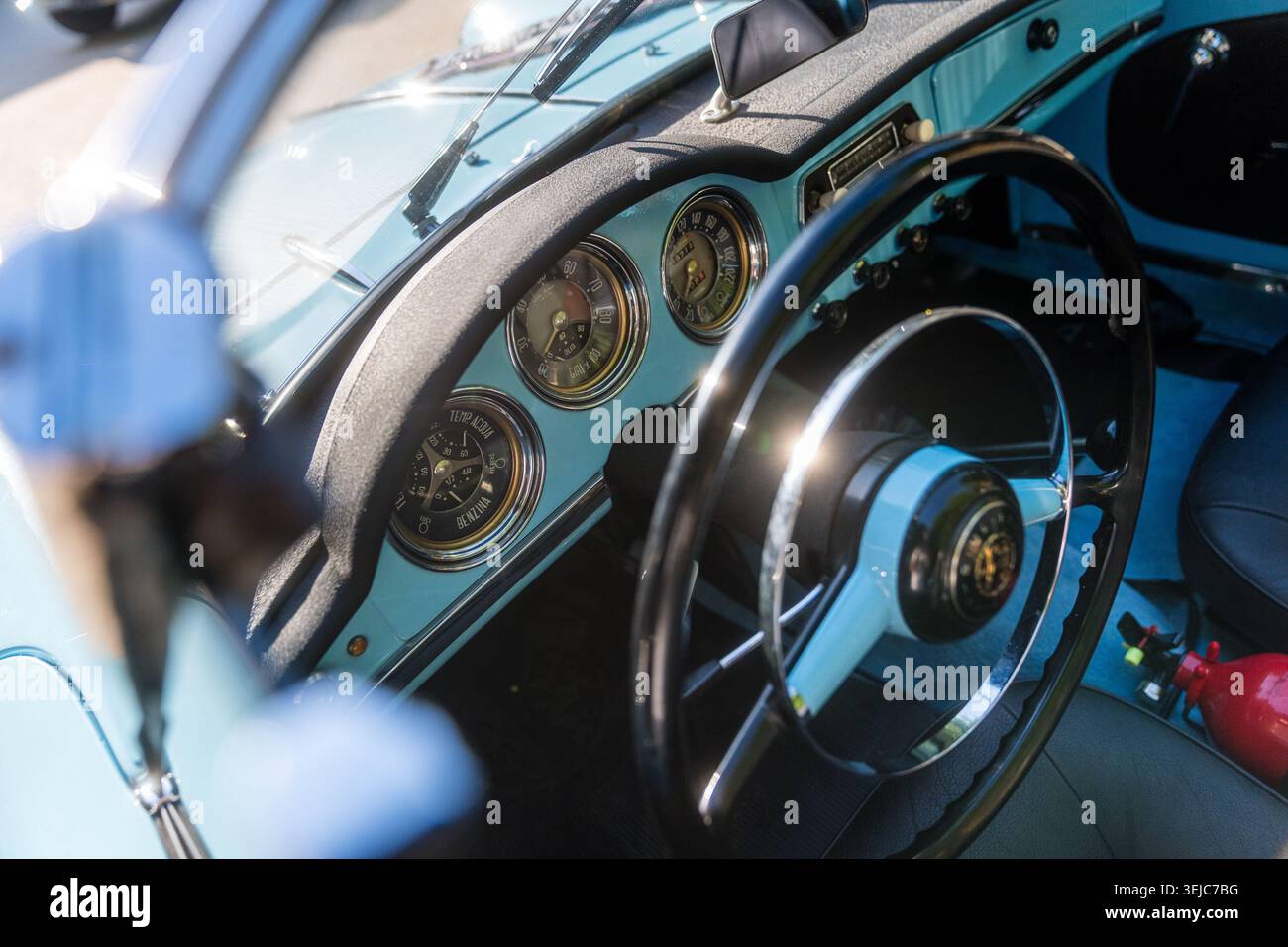28th May 2026; St Tropez, France: Steering wheel during the Rallye des ...
