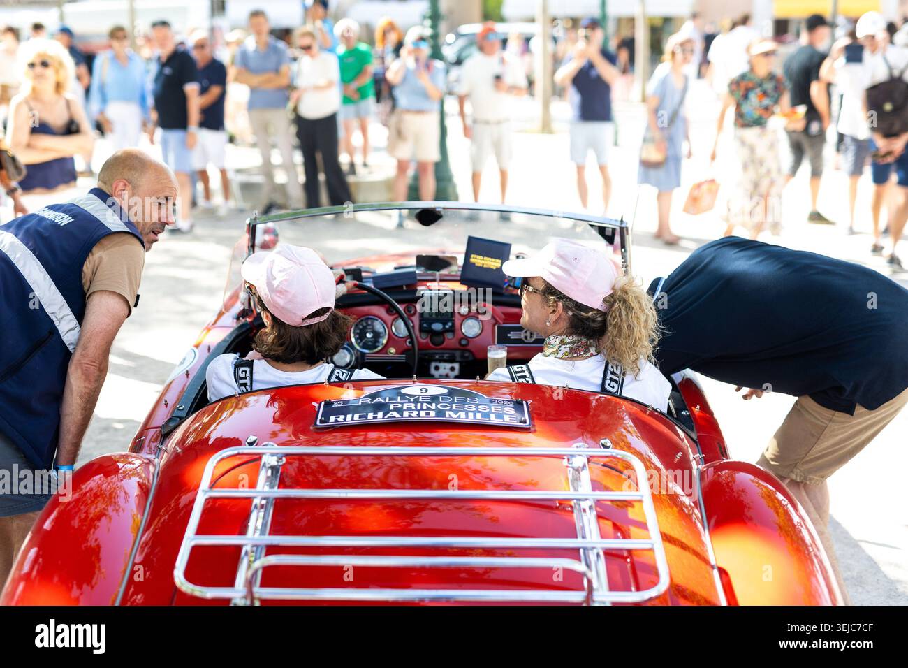 28th May 2026; St Tropez, France: 2 female drivers during the Rallye ...