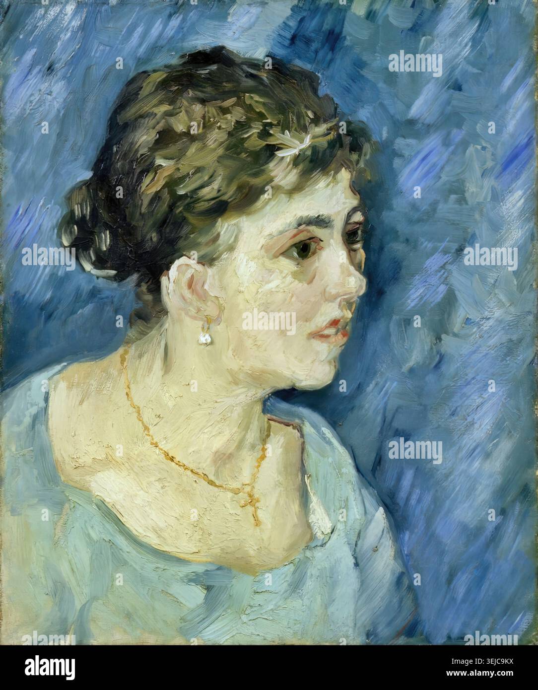 Vincent van Gogh "Portrait of a Prostitute" 1885 French oil Dutch ...