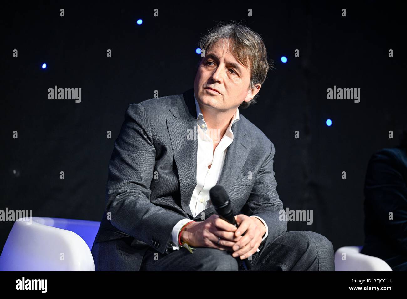 Philippe Moreau Chevrolet during a meeting of the New Republic Night of ...