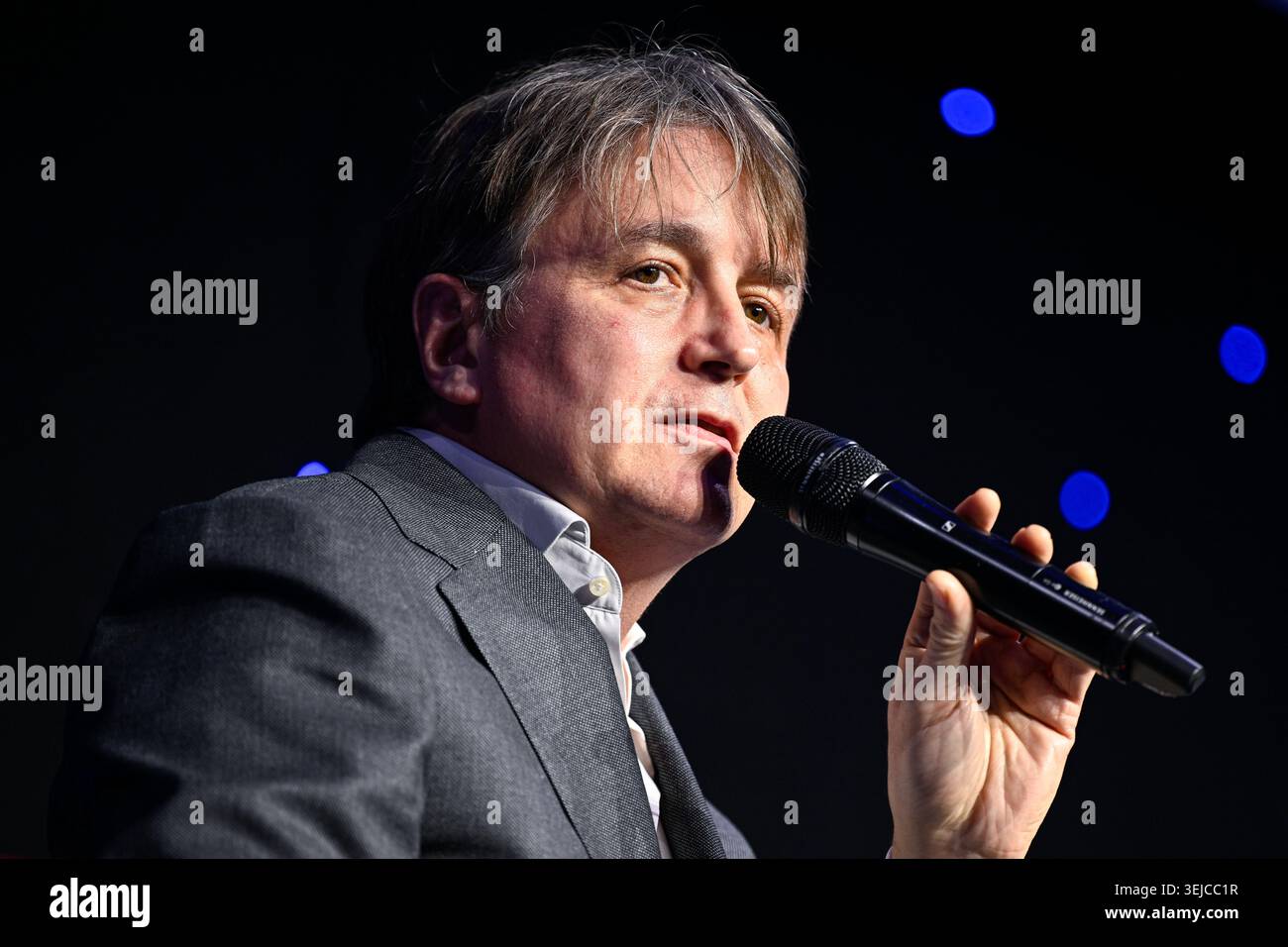 Philippe Moreau Chevrolet during a meeting of the New Republic Night of ...
