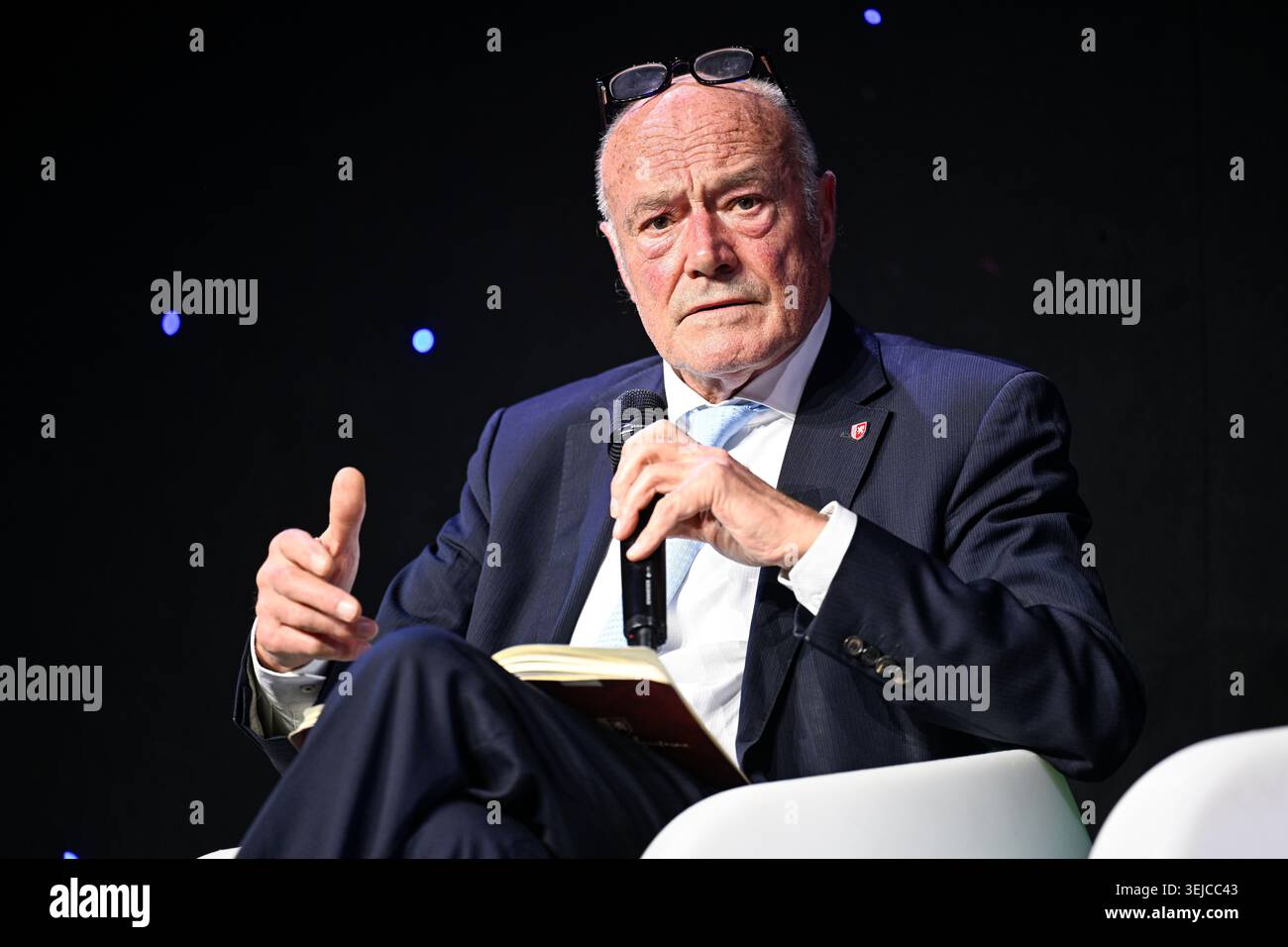 Alain Rousset during a meeting of the New Republic Night of Renaissance ...