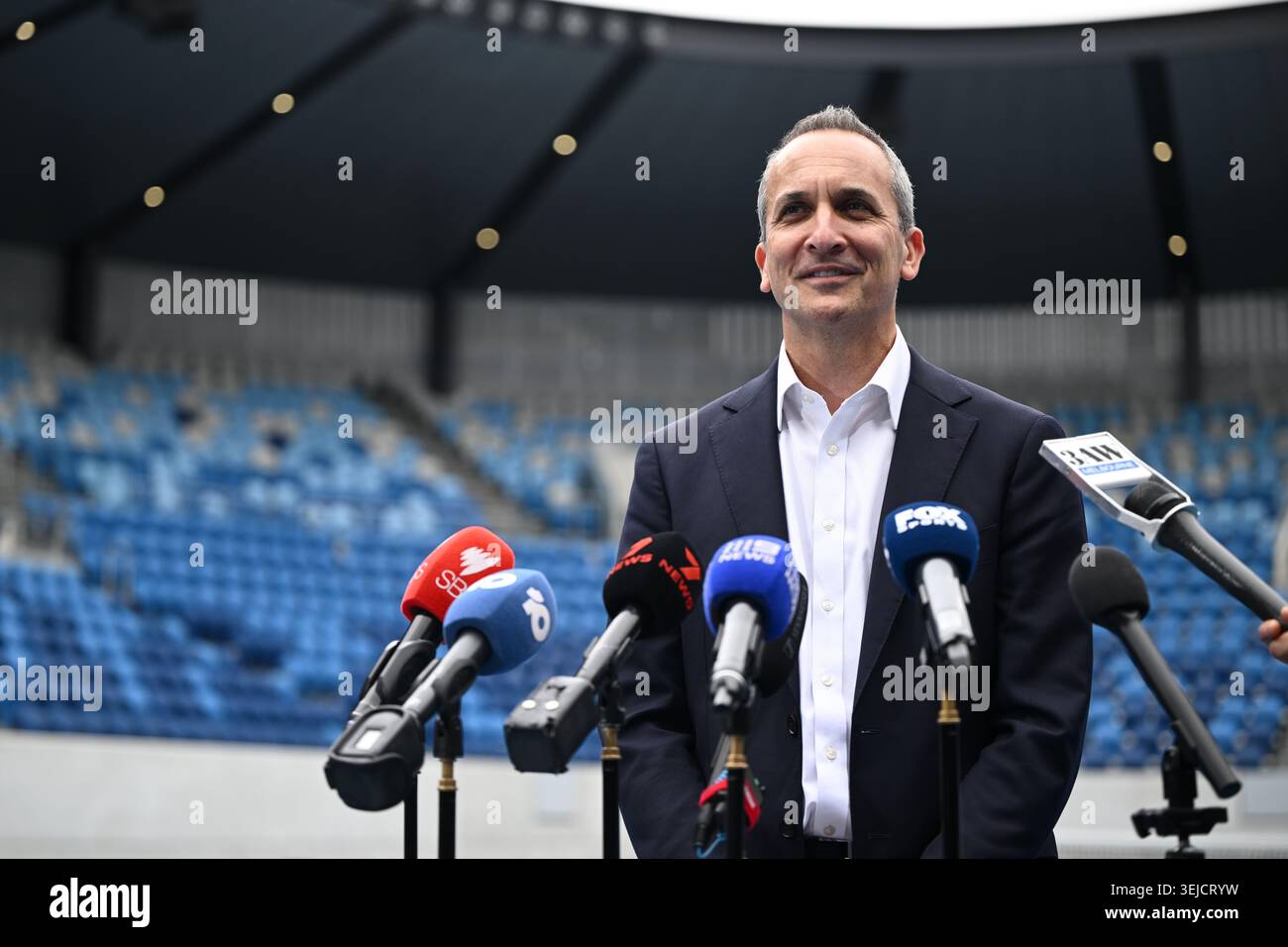 Incoming Tennis Australia CEO Andrew Abdo during a Tennis Australia ...