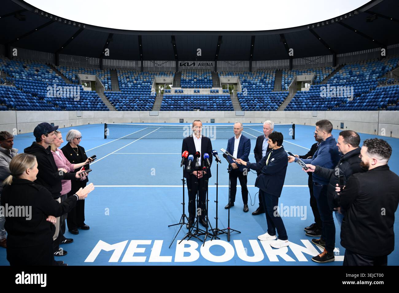 Incoming Tennis Australia CEO Andrew Abdo during a Tennis Australia ...