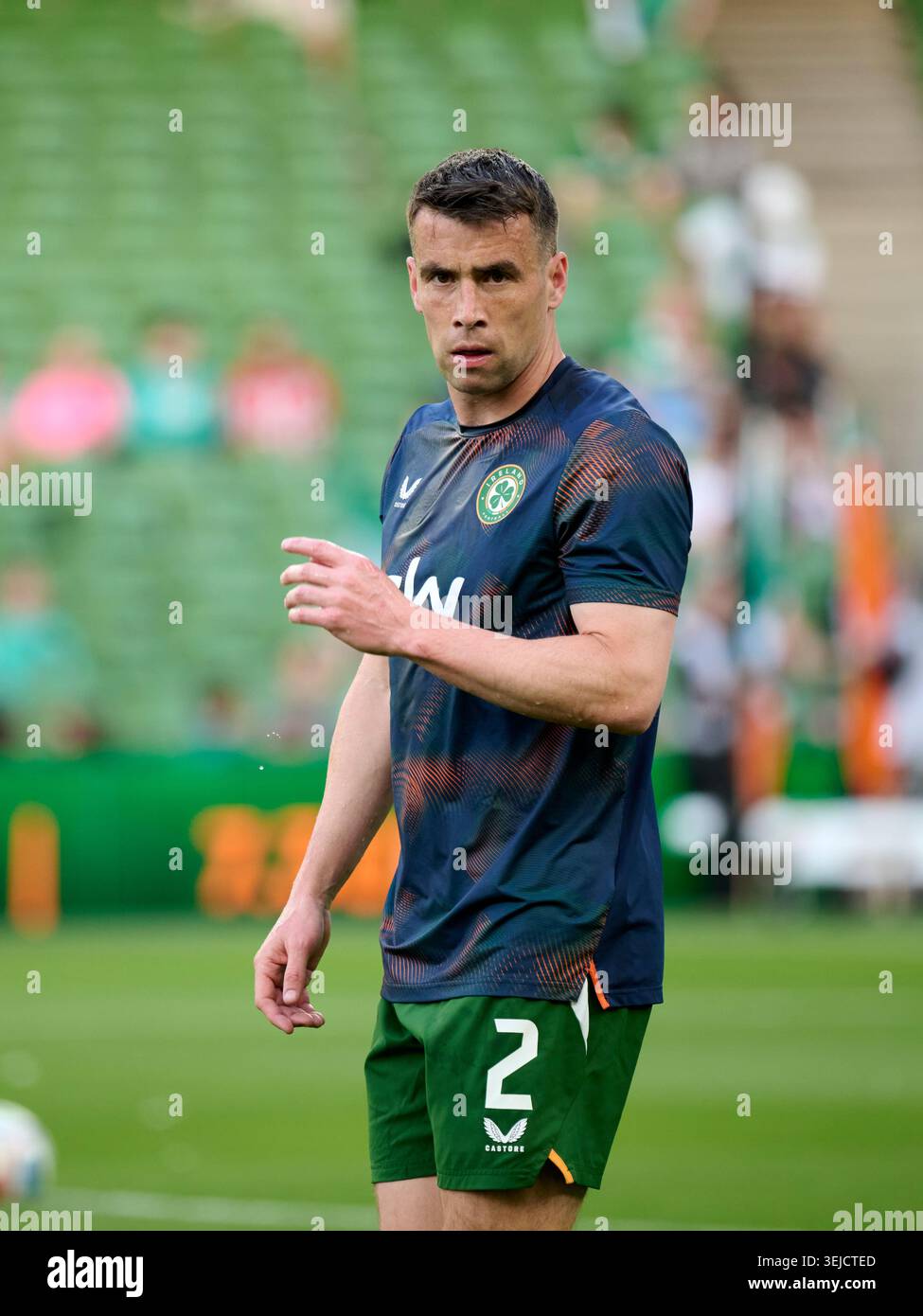 Seamus Coleman of Ireland during the International Friendly match ...