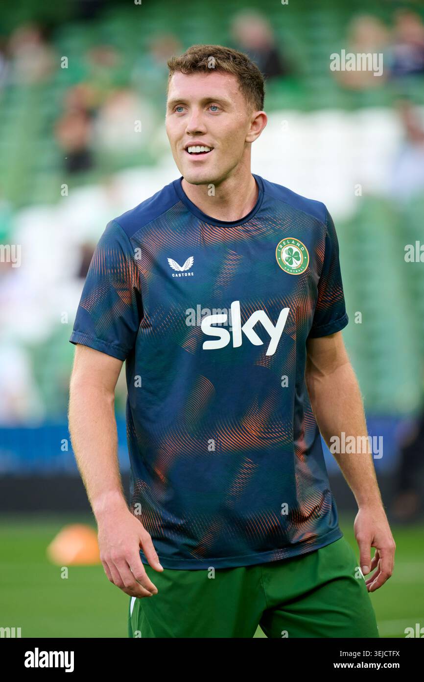 Dara O'Shea of Ireland during the International Friendly match between ...