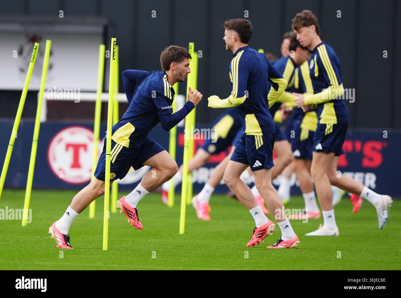 Scotland's Billy Gilmour during a training session at Lesser Hampden ...