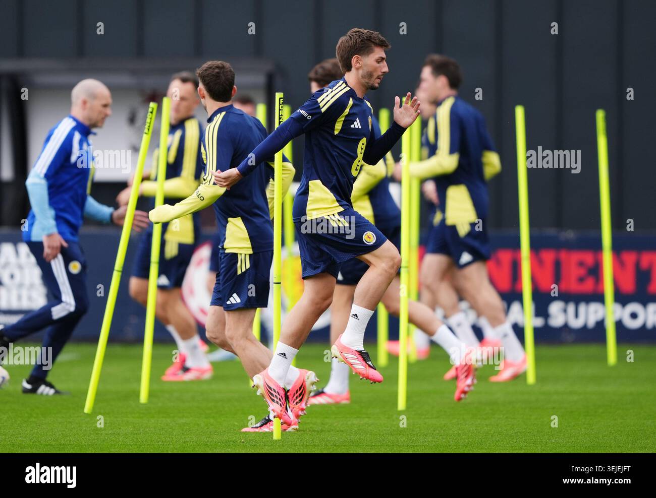 Scotland's Billy Gilmour during a training session at Lesser Hampden ...