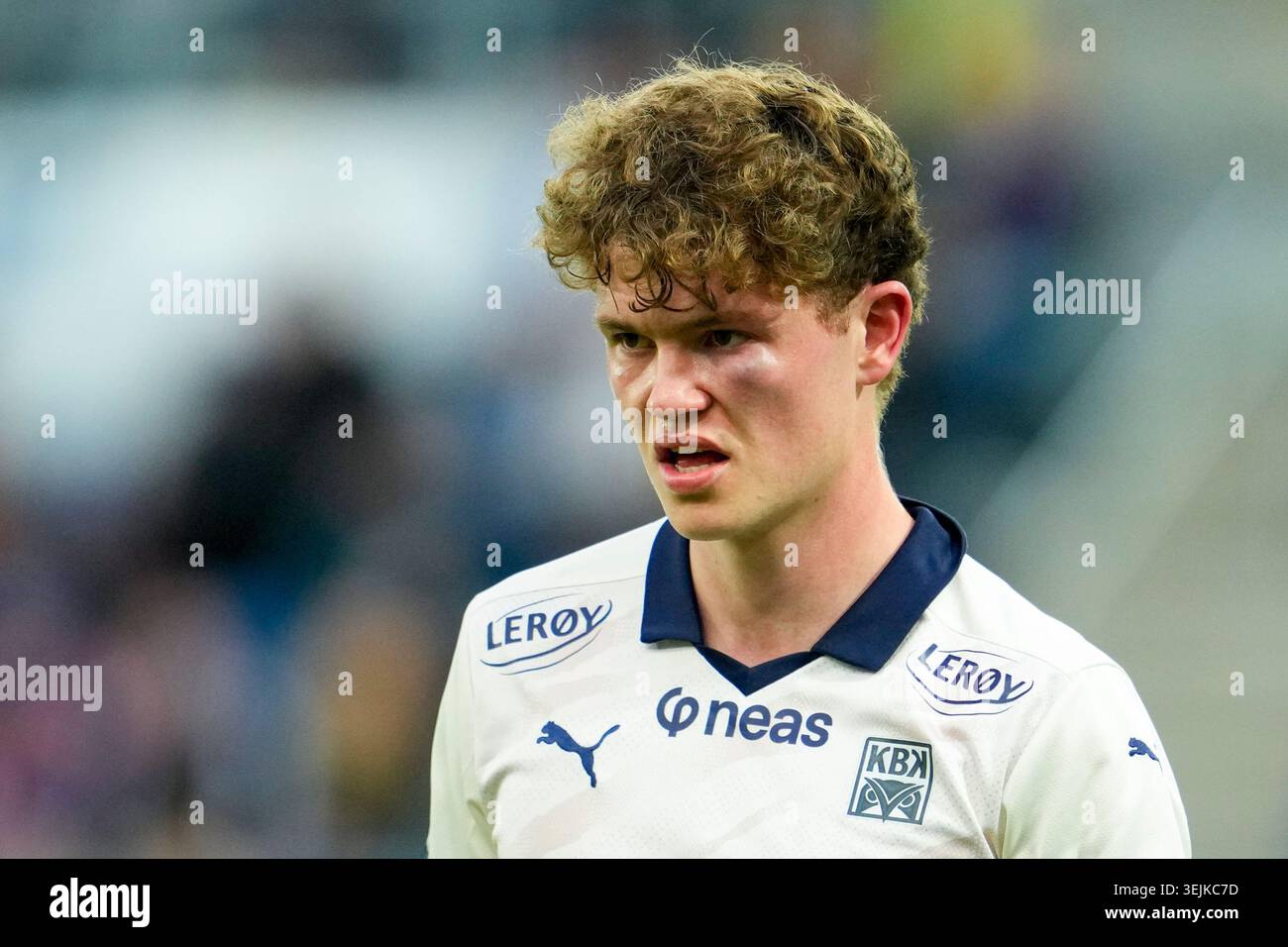 Oslo 20260529. Kristiansund's Max Williamsen with a nasty bruise during ...