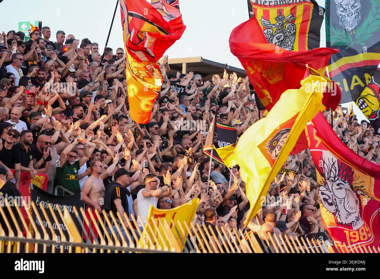 I tifosi del Catanzaro durante la partita tra Monza e Catanzaro, del ...