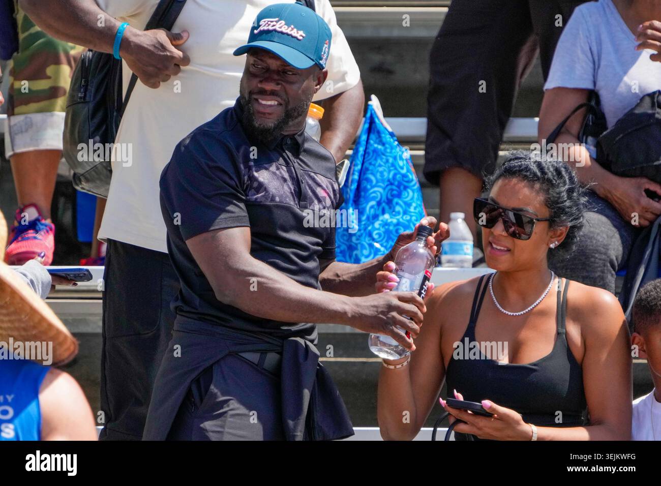 Kevin Hart attends the CIF Southern Section Masters Meet on Saturday ...