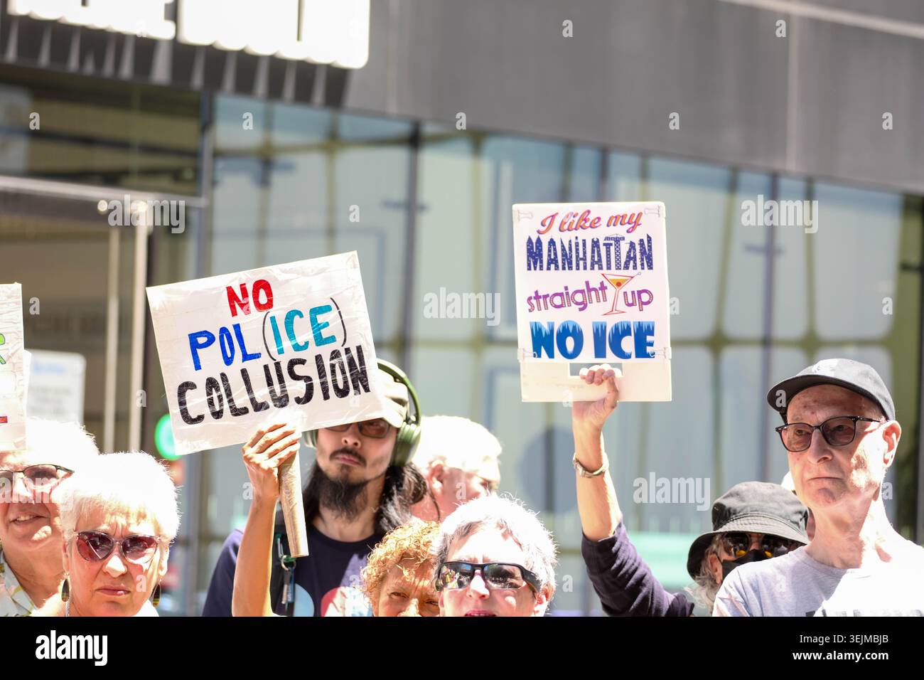 New York, NY- May 29: No Police and ICE Collusion Protest in front Of ...