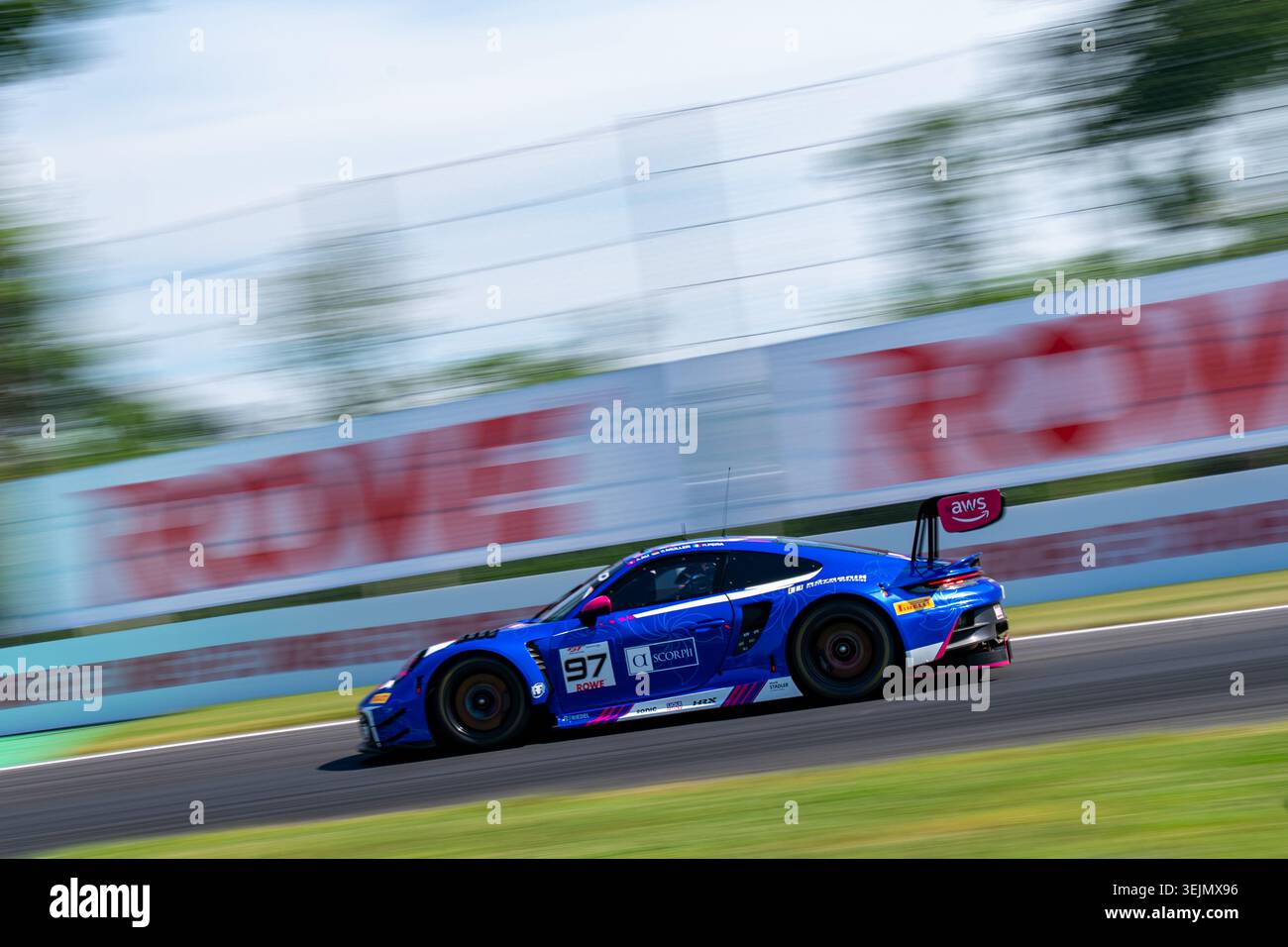 Riccardo PERA, Antares AU and Sven MULLER driving the (#97) Porsche 911 ...