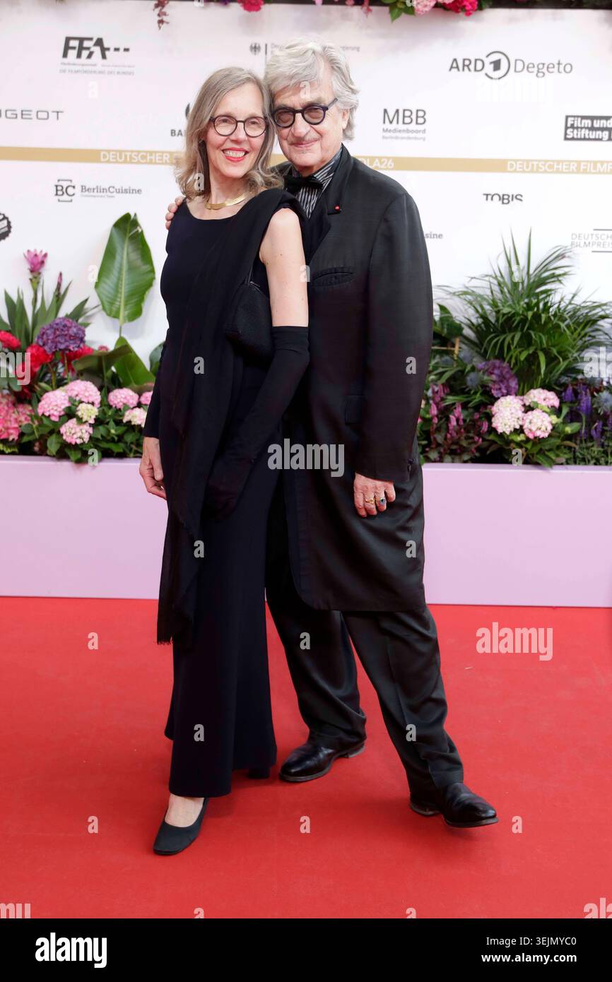 29.05.2026, Wim Wenders und Ehefrau Donata, bei der Verleihung des ...