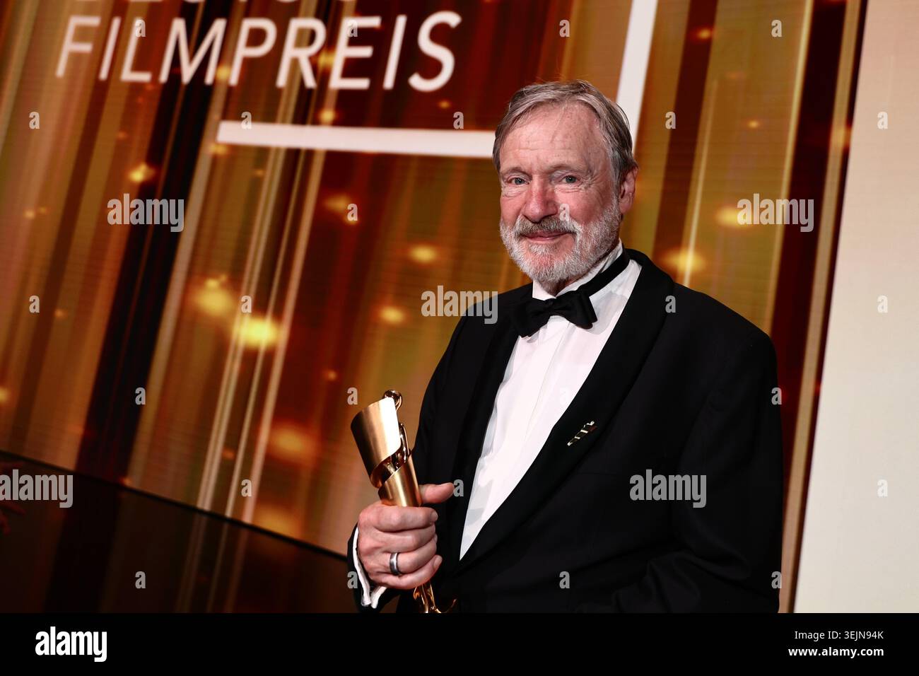 29 May 2026, Berlin: Michael Wittenborn, actor, stands on stage after ...