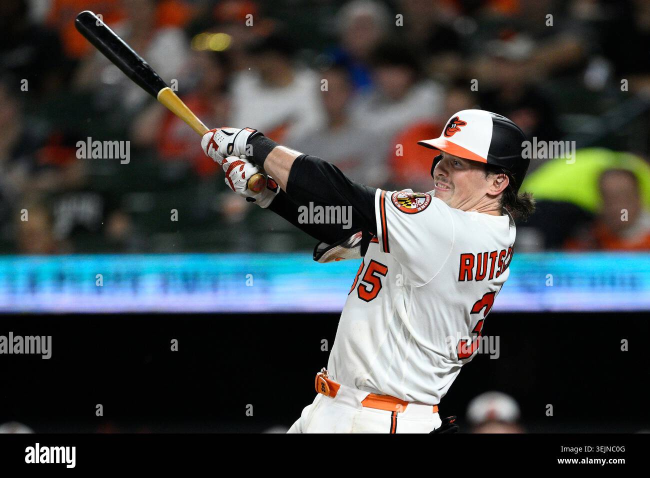 Baltimore Orioles' Adley Rutschman in action during a baseball game ...