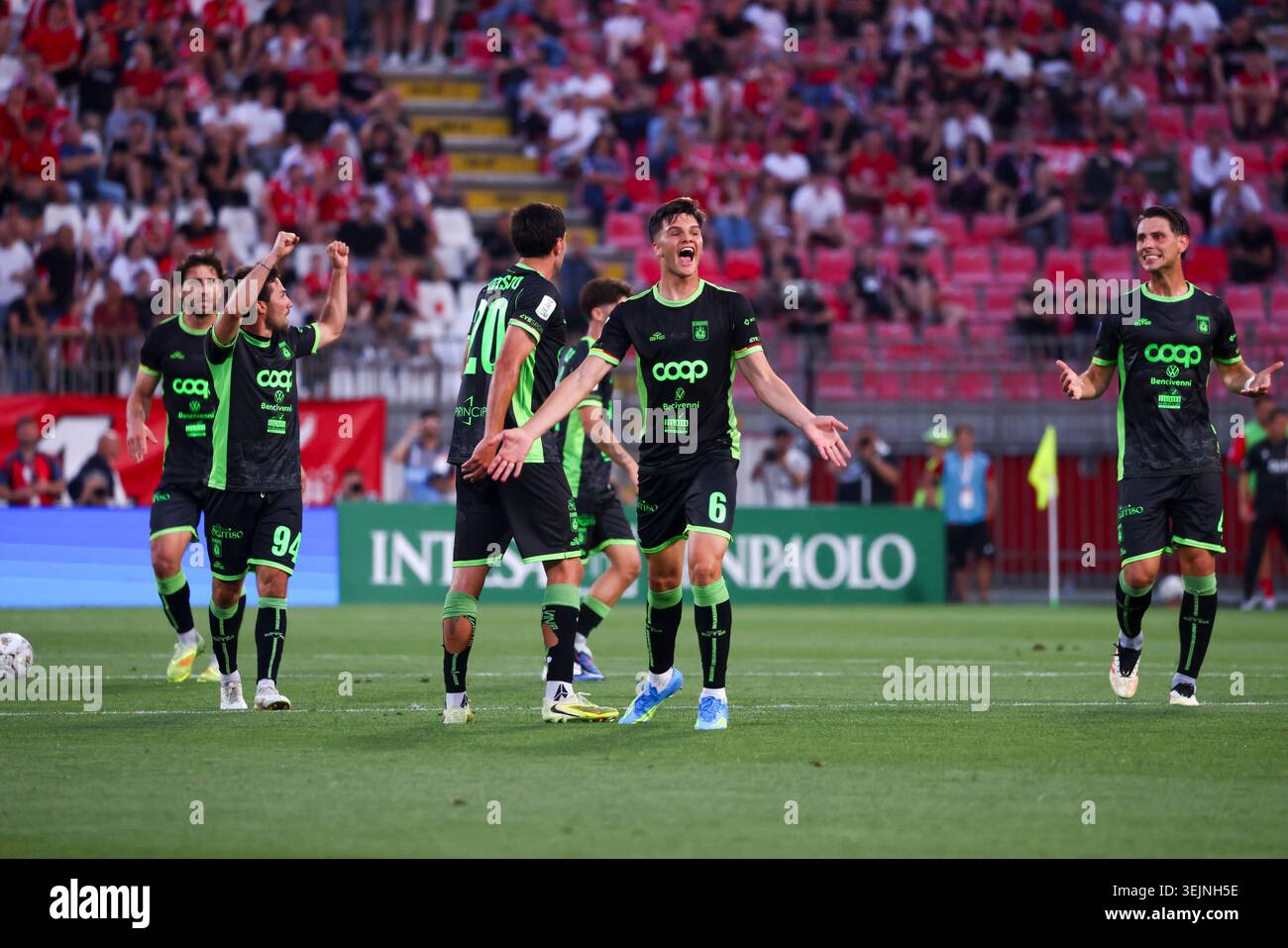 Jack Fellipe celebrates the goal during the Serie B match between AC ...