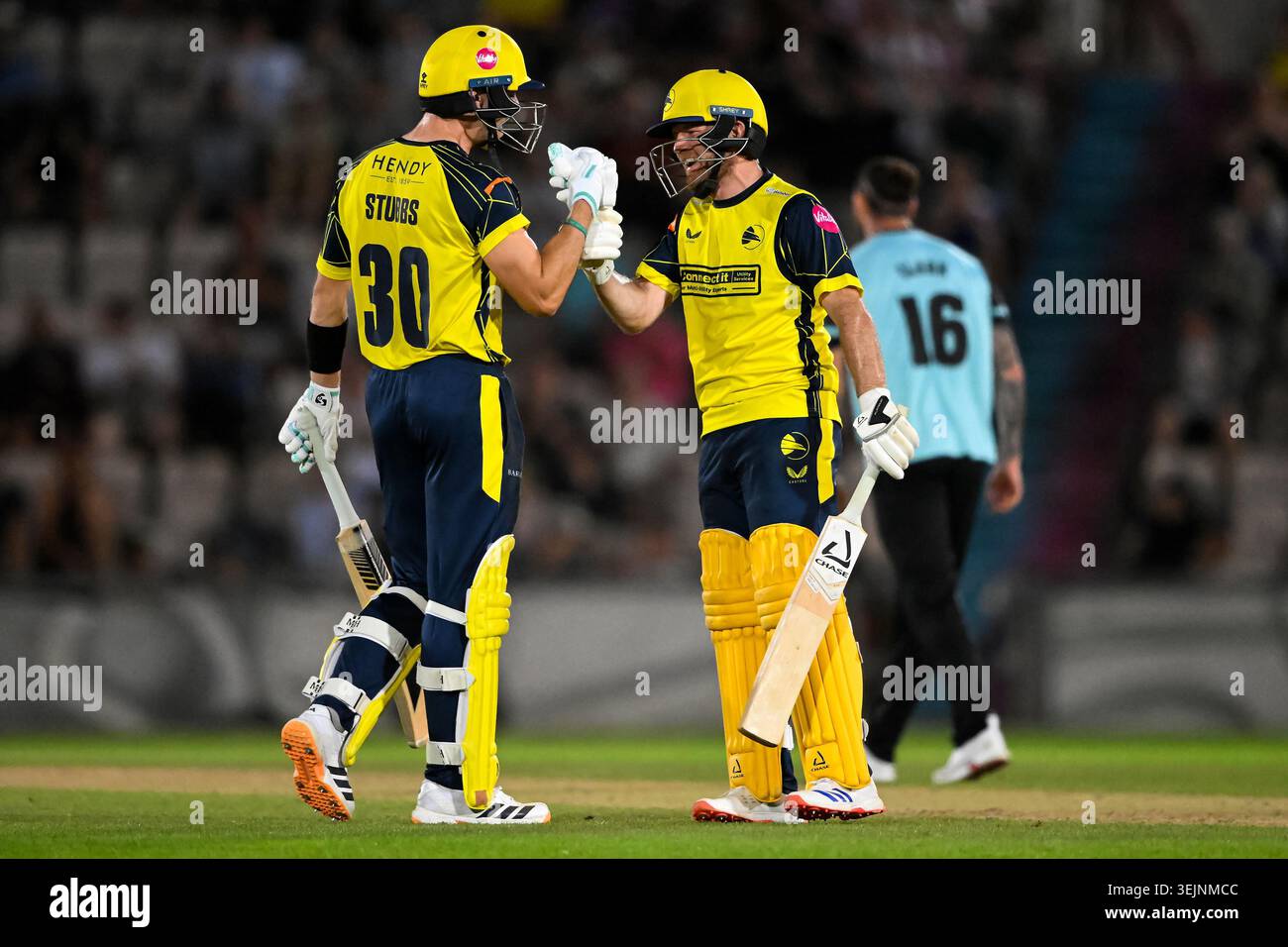 Southampton, UK, 29 May 2026. Tom Lawes (left) and Liam Dawson of ...