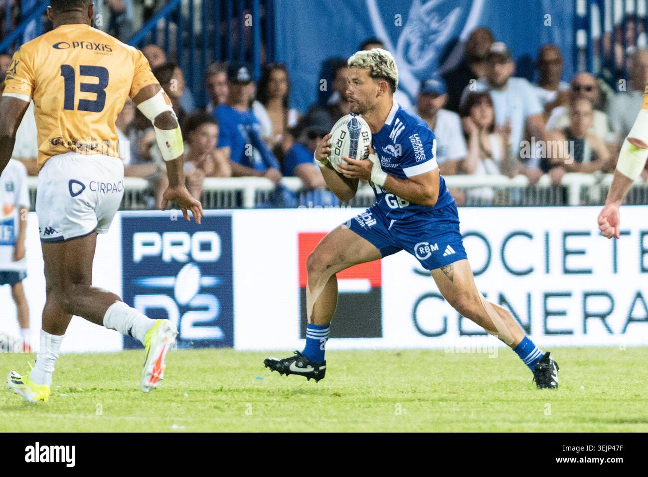 Alexandre Borie of Colomiers during the Pro D2 - Playoffs match between ...