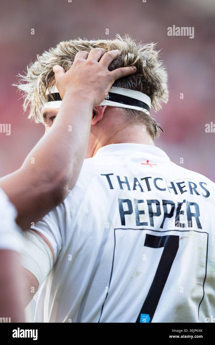 Sandy Park, Exeter, England, UK, 10 May 2026. Guy Pepper of Bath Rugby ...