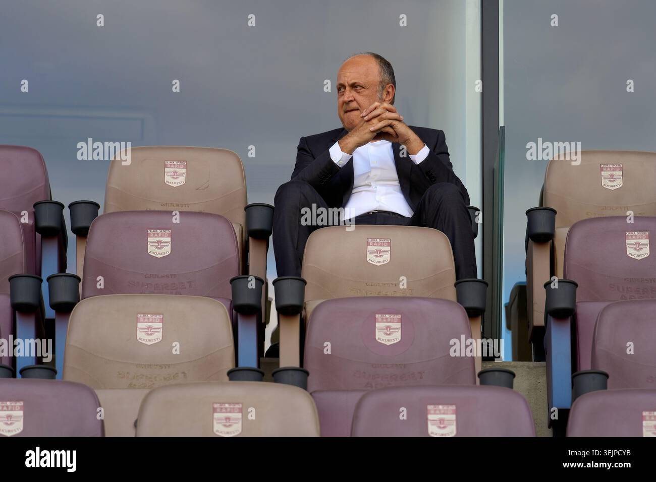 Bucharest, Romania. 29th May, 2026: Dan Sucu, the financier of Fotbal ...