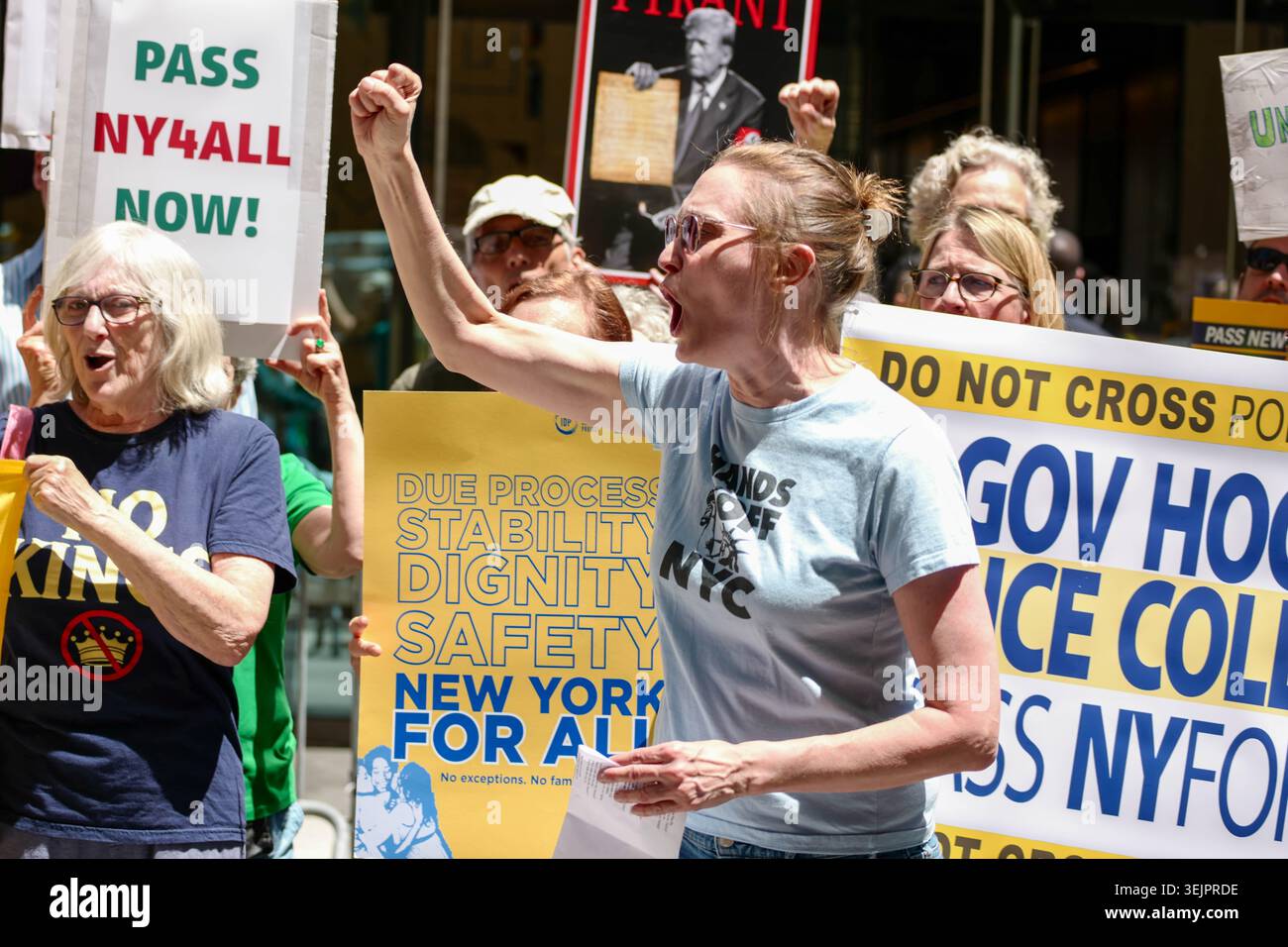 New York, NY- May 29: No Police and ICE Collusion Protest in front Of ...