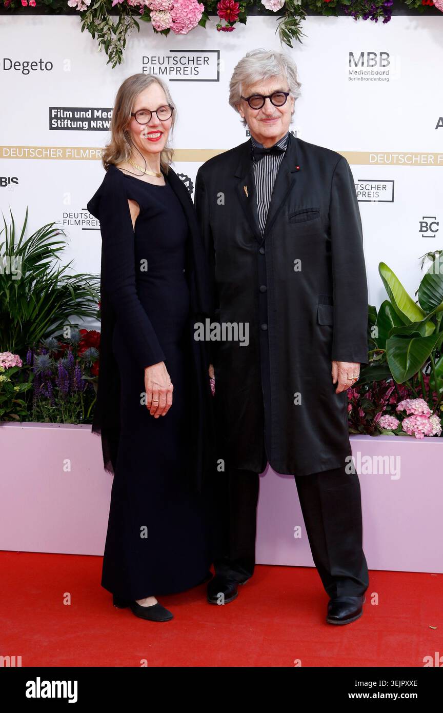 Donata Wenders and Wim Wenders at the 76th presentation of the German ...