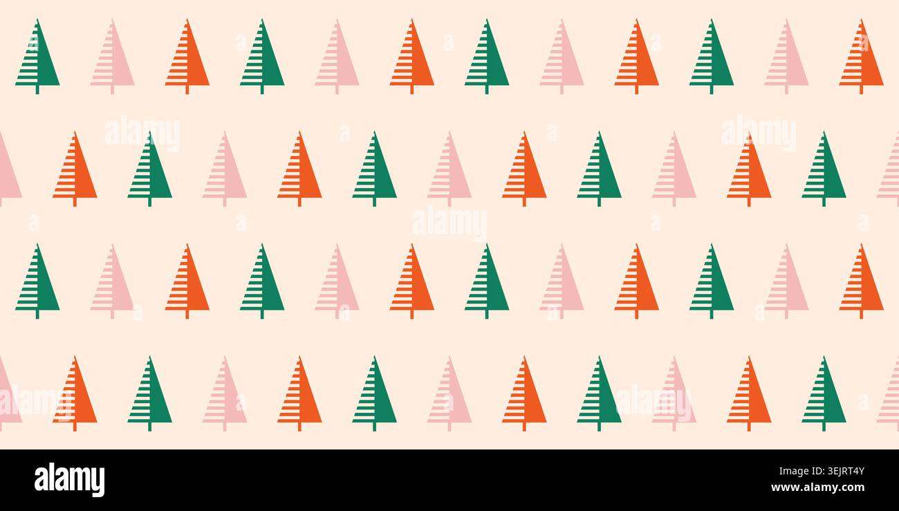 christmas tree pattern background Stock Vector Image & Art - Alamy