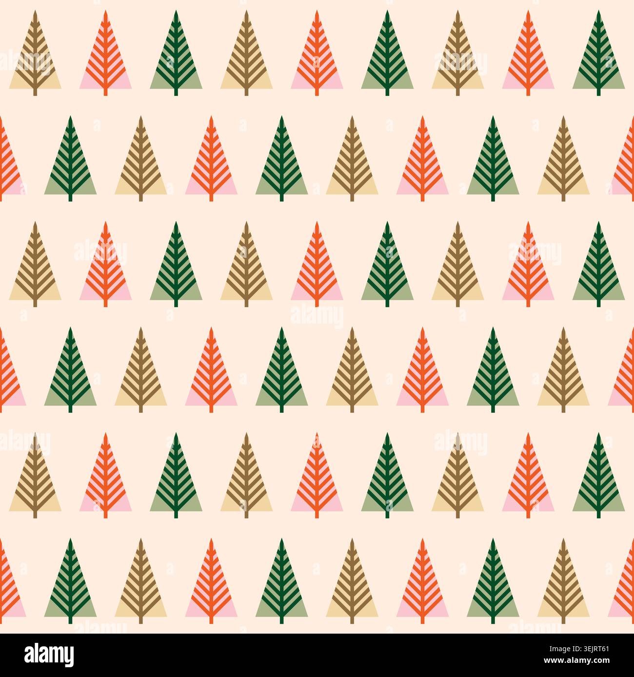 christmas tree pattern background Stock Vector Image & Art - Alamy