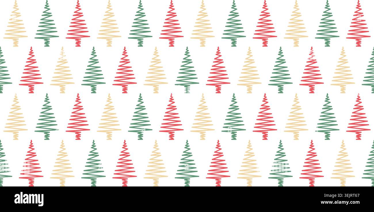 christmas tree pattern background Stock Vector Image & Art - Alamy